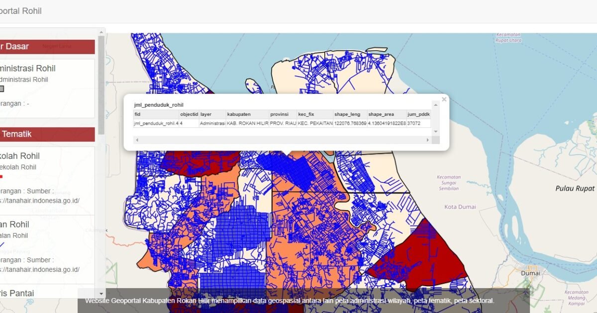 Tim IT Diskominfotiks Rohil Luncurkan Sistem Informasi Geospasial ...
