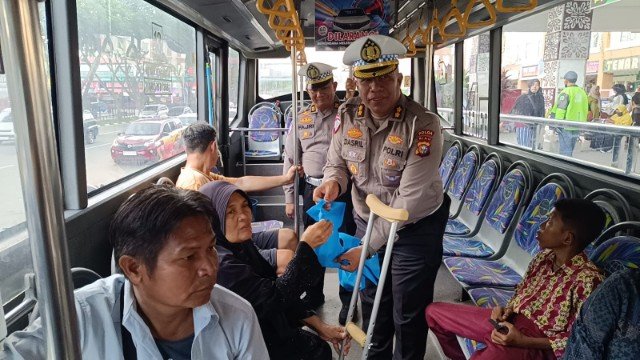 Ditlantas Polda Riau Gelar Program Polantas Menyapa di HUT ke-70 | Nadariau.com